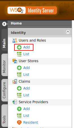 Configure Users and Roles - WSO2 Open Banking UK Toolkit Documentation
